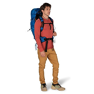 Osprey Exos 38L Men's Ultralight Backpacking Backpack, Blue Ribbon, L/XL