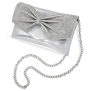 Aheli Indian Clutch Purses for Women Wedding Handmade Evening Handbags Party Bridal Clutch (C09S)