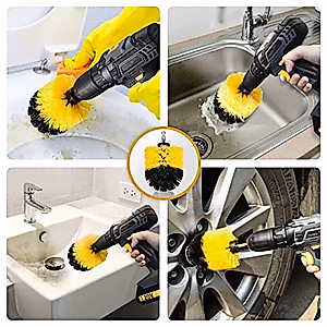 Grout Cleaning Brushes Set (3 Pack) ? Deep Cleaner Small Multi-Purpose Scrub Brush Set with Stiff Nylon Bristles to Clean Corners, Spaces, Tile, Shower, Window, Door Track, Floors