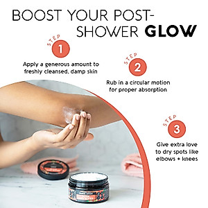 Nature's Beauty Orange Ginger Detox Body Butter Multi-Pack - Luxury Rich Moisturizer, Purify + Reset + Soothe your Skin, Made w/Vitamin C, Sunflower + Almond + Avocado Oils, 6.7 oz (2 Pack)