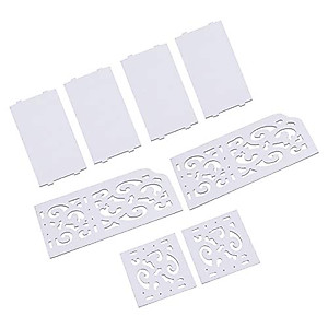 EXCEART White Display Shelf Desktop Bookshelf Organizer Wooden Desk Storage Shelf Rack Adjustable Tabletop Display Corner Countertop Bookcase Shelves for Office Kitchen White Adjustable Shelving