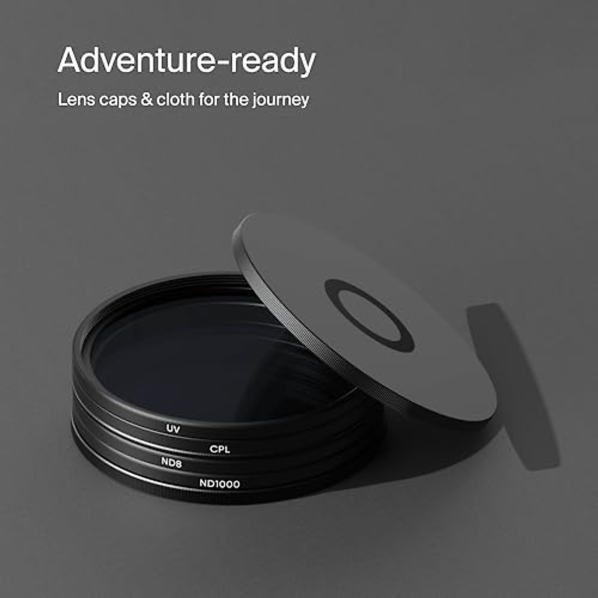 Urth 72mm 4-in-1 Lens Filter Kit (Plus+) - UV, CPL, Neutral Density ND8, ND1000, Multi-Coated Optical Glass, Ultra-Slim Camera Lens Filters