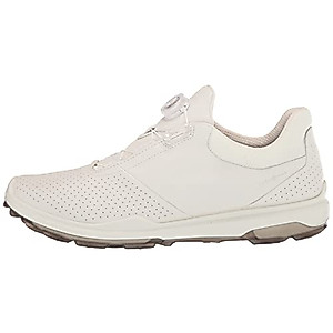 ECCO Men's Biom Hybrid 3 BOA Hydromax Water Resistant Golf Shoe, White, 10-10.5