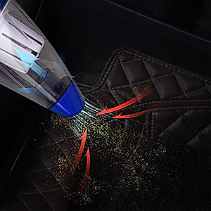 Car Vacuum Cleaner 2 in 1 Handheld Vacuums for Quick Car Cleaning , High Power Strong Suction，Wet and Dry Use with 9.85FT(3M) Power Cord with Cigarette Lighter Plug, Deep Cleaning Kit of Car Interior.