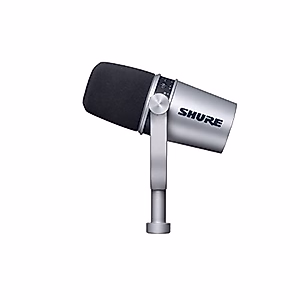 Shure MV7 USB Podcast Microphone - Silver