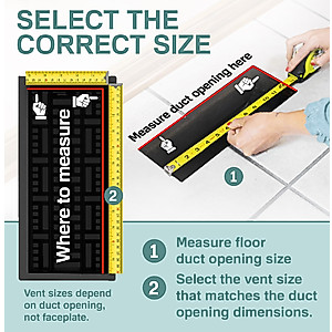 Home Intuition Basketweave Floor Vent Cover 2X14 Inch Floor Register with Mesh Cover Trap Heat and Air Walkable Metal Floor Vent for HVAC Duct, Polished Brass