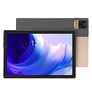 Pomya HD 10.1 Inch Tablet,Portable HD PC Tablet Computer,10GB 256GB,WiFi for Android11 Tablet,4G LTE Dual SIM Dual Standby Calling Tablet PC (Silver)