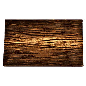 Black Palm Wood Knife Handle BLOCK (Each Piece is Unique) 5" x 1-1/2" x 1"