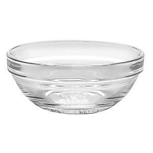 Duralex - Lys Stackable Clear Bowl 7.5 cm (3 in.) Set of 4