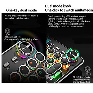 ARCH Mechanical Gaming Keyboard and Mouse Combo 104 Keys Keyboard Computer Ergonomic Programmable Mouse for PC Gamer Computer Laptop (Color : Silver White-Green Shaft)