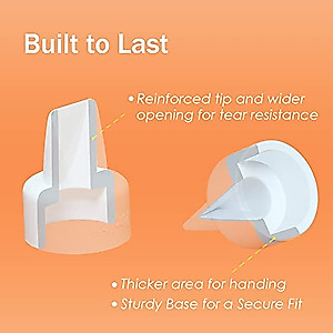 Replacement Duckbill Valves and Silicone Membrane for Spectra S2 Spectra S1 and 9 Plus Breastpumps, Replace Spectra Valve and Silicone Diaphragm; Not Original Spectra Pump Parts Accessories by PumpMom