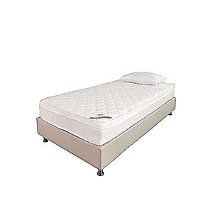8 Inch Double Sided Euro Top Twin Size Mattress - Cool Memory Foam & Spring Hybrid Mattress with Breathable Cover - Rolled in a Box - Oliver & Smith