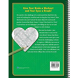 Brain Games - Search-A-Word - Large Print (96 Pages)