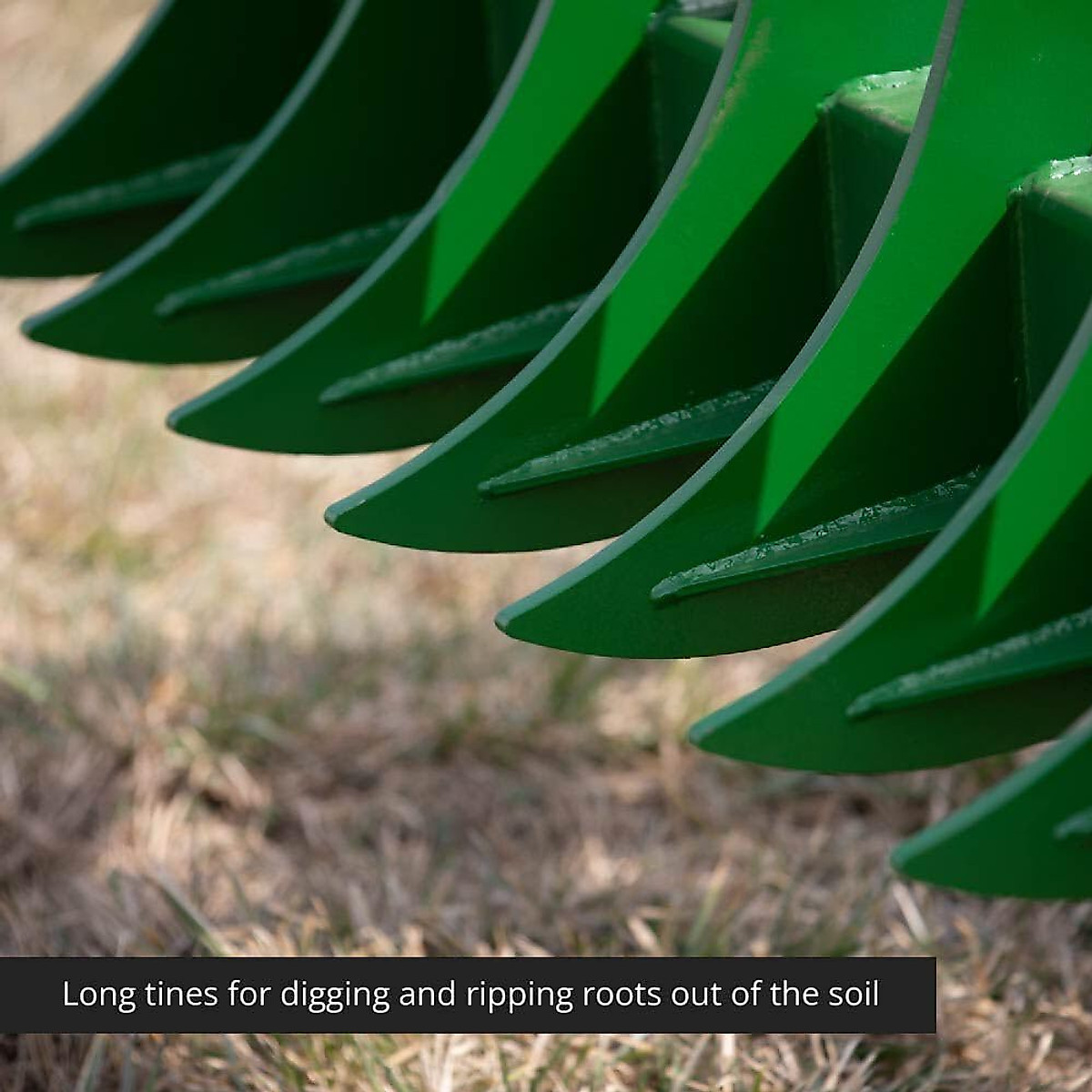 Titan Attachments 60" Root Grapple Rake Attachment Fits John Deere Loaders, Hook and Pin Connection