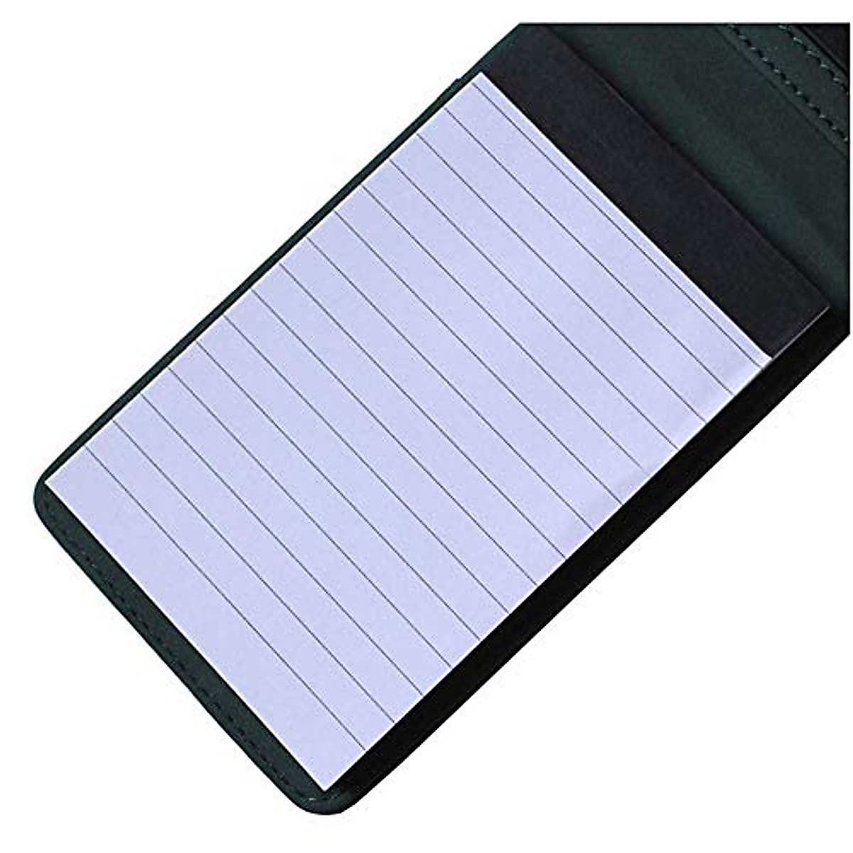 Leoyoubei Mini Pocket Notepad Holder Included with 50 Lined Sheets,Refillable,with Notebook Refills,Memo Book Refills 5 Pack 3x5 Inch Sized Writing Pad with 30 Lined Paper Per Note Pad (Blue)