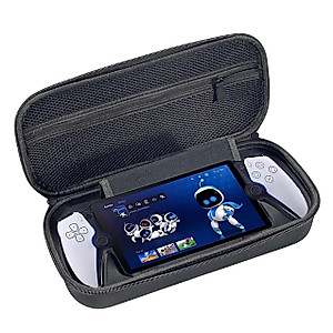 Hesupy Carrying Case for PlayStation Portal, Portable Travel Storage Bag Protective Hard Shell Cover Protector for PS Portal Gaming Handheld Drop Resistant EVA Case