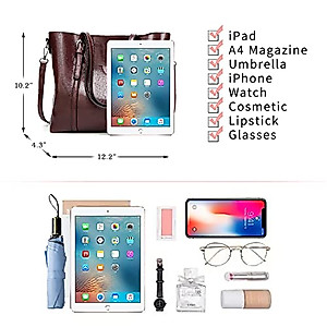 PU Leather Bags for Women Business Purse Large School Bag Ladies Coffee Tote