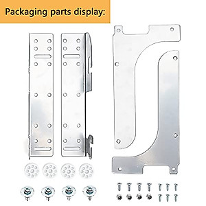 5WB-DMKIT Door Mount Kit Compatible With Rev-A-Shelf 5WB1 5WB2 5CW2 Series Baskets For Rev a shelf Pull Out Trash