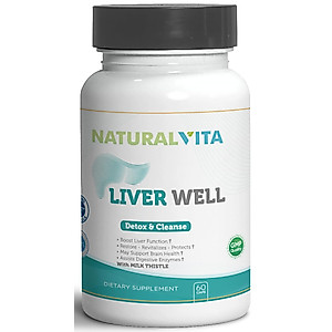 Liver Well (2) Cleanse, Metabolic Support Dtox - Liver Supplement for Liverwell Health with Milk Thistle Extract