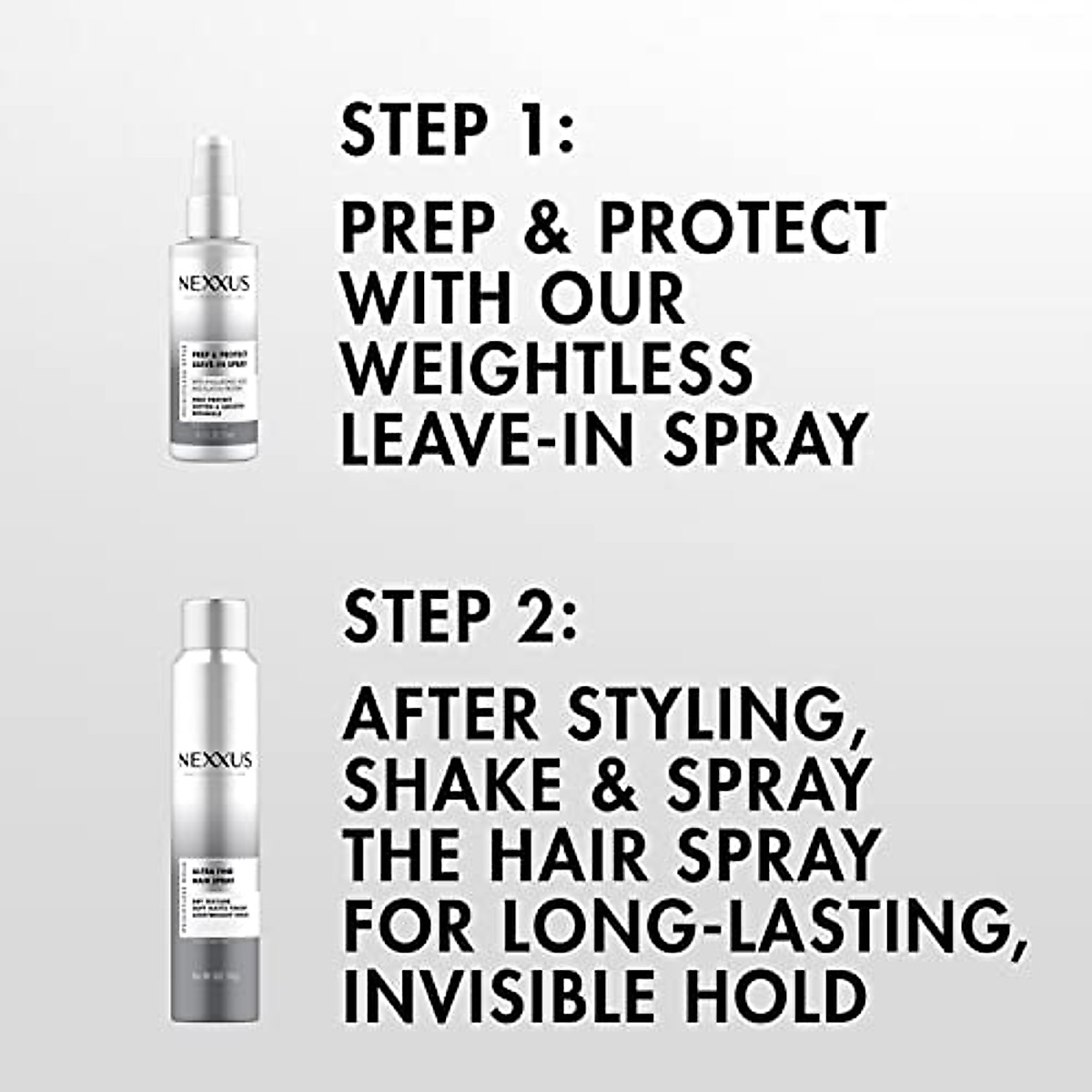 Nexxus Ultra Fine Hair Spray for lightweight hold Weightless Hold Dry Texture Finishing Hairspray 5 oz