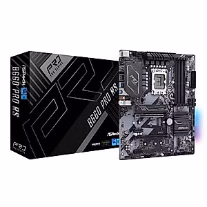 ASRock B660M ATX Motherboard B660 Pro RS Intel B660 Series CPU (LGA1700) Compatible