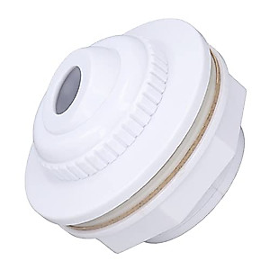 RvSky Garden Supplies Swimming Pool Water Inlet Fitting with 360 Degree and Single Hole Rotating Nozzles G2 External Thread Internal Thread