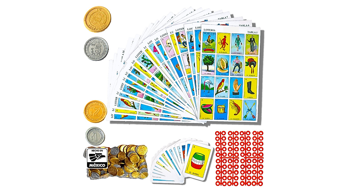 Original Loteria Mexican Bingo - Fun for 20 Players