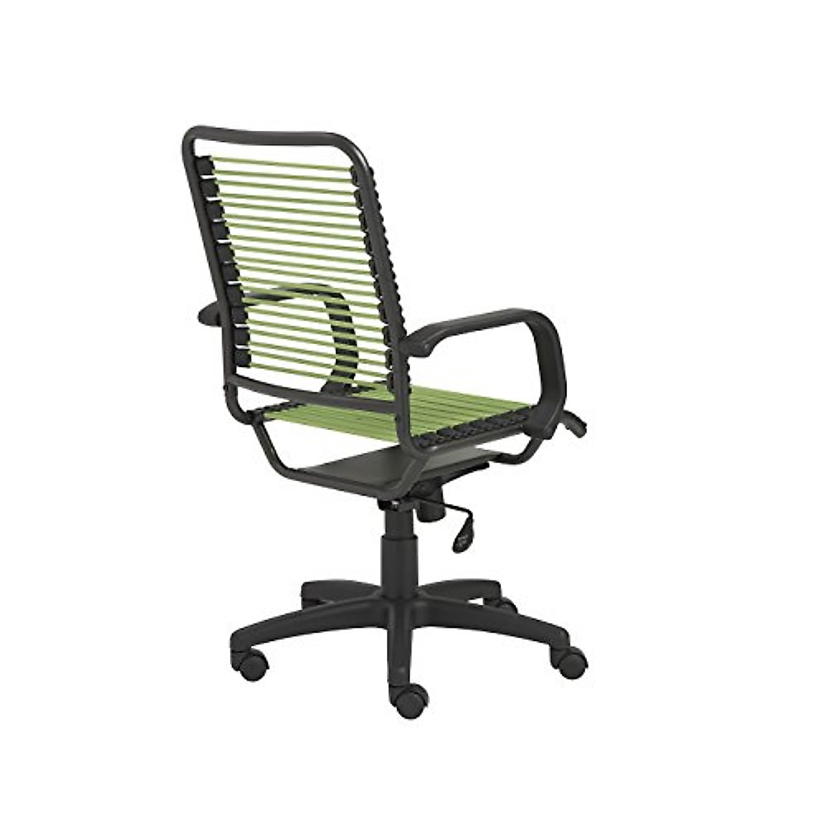 Eurø Style Bradley Bungie office chair, L: 27 W: 23 H: 37.5-43 SH: 17.5-23, Green