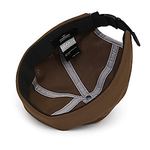 UNDERCONTROL Brimless Trawler Durable Cordura Leon Hat Outdoor Waterproof No Visor Harbor Docker Skull Cap Unisex Tactical Buckle Lightweight Fisherman Beanie Korea (Brown)