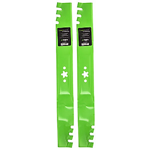 8TEN LawnRAZOR Mower Blade for Husqvarna HU550F HU550FH HU675FE HU725E HU725FH HU775H 580244001 580244002 (Mulching) 2 Pack