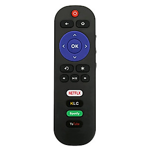 New RC280 Replacement Remote Control fit for S327 S401 S403 Series TCL Smart Value LED 4K ROKU TV 32S327 55S401 65S401 43S403 49S403 55S403 65S403 with 4 Shortcut Key