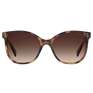 Levi's LV 5009/S Square Sunglasses, Brown, 56mm, 19mm