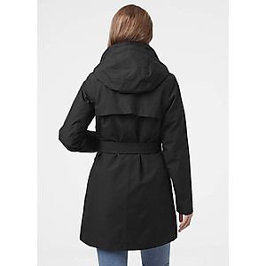 Helly-Hansen Womens Welsey Ii Trench, 990 Black, Large