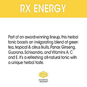 AriZona Rx Energy, 20 Fl Oz (Pack of 24)