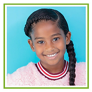 Just For Me Curl Peace Braiding & Twisting Grip Glaze - Holds & Reduces Frizz, Contains Flaxseed, Avocado Oil & Black Castor Oil, Nourishes & Strengthens Hair 5.5 oz