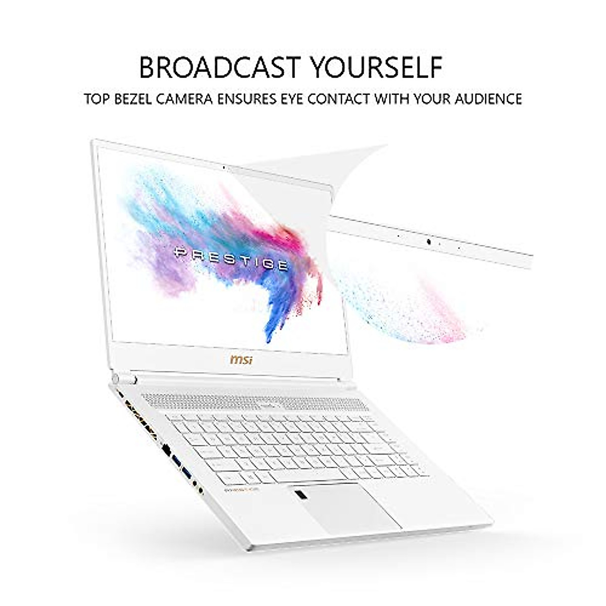 MSI P65 Creator 8RF-441 15.6" Professional Laptop - Intel Core i7-8750H, GTX1070, 32GB DDR4, 512GB NVMe SSD, Win 10 PRO