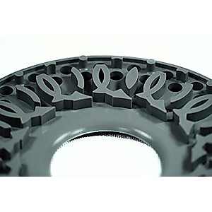 Hairbine Pop Up Drain Catcher - for Showers & Bathtubs - Hair, Pet Hair & Debris Trap/Stopper for Bathrooms - Drain Cover & Protector - Fight Clogs & Buildup - Patented to Prevent Standing Water-Grey