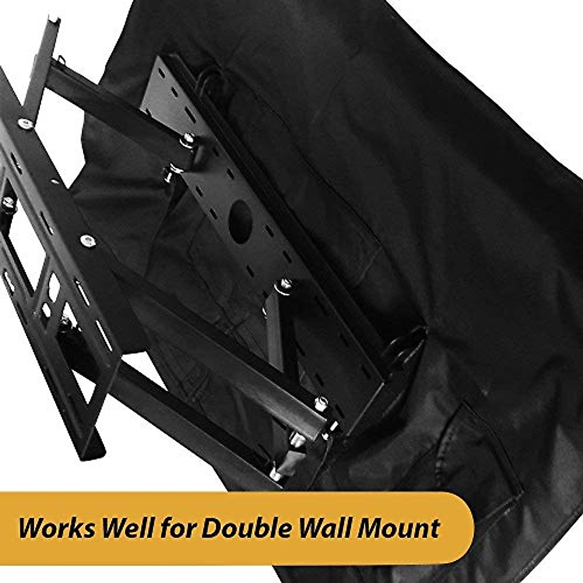 Outdoor TV Cover 50" - 52" - with Bottom Cover - The Weatherproof and Dust-Proof Material with Free Microfiber Cloth. Protect Your TV Now!