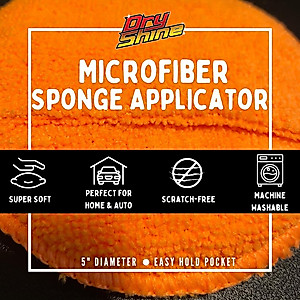 Dry Shine Leather Cleaner and Conditioner 2 Pack Plus 2 Microfiber Cleaning Pads/Premium Car Leather Seat Cleaner and Conditioner/Car Interior Cleaning Kit/Leather Couch Cleaner/Sofa Cleaner