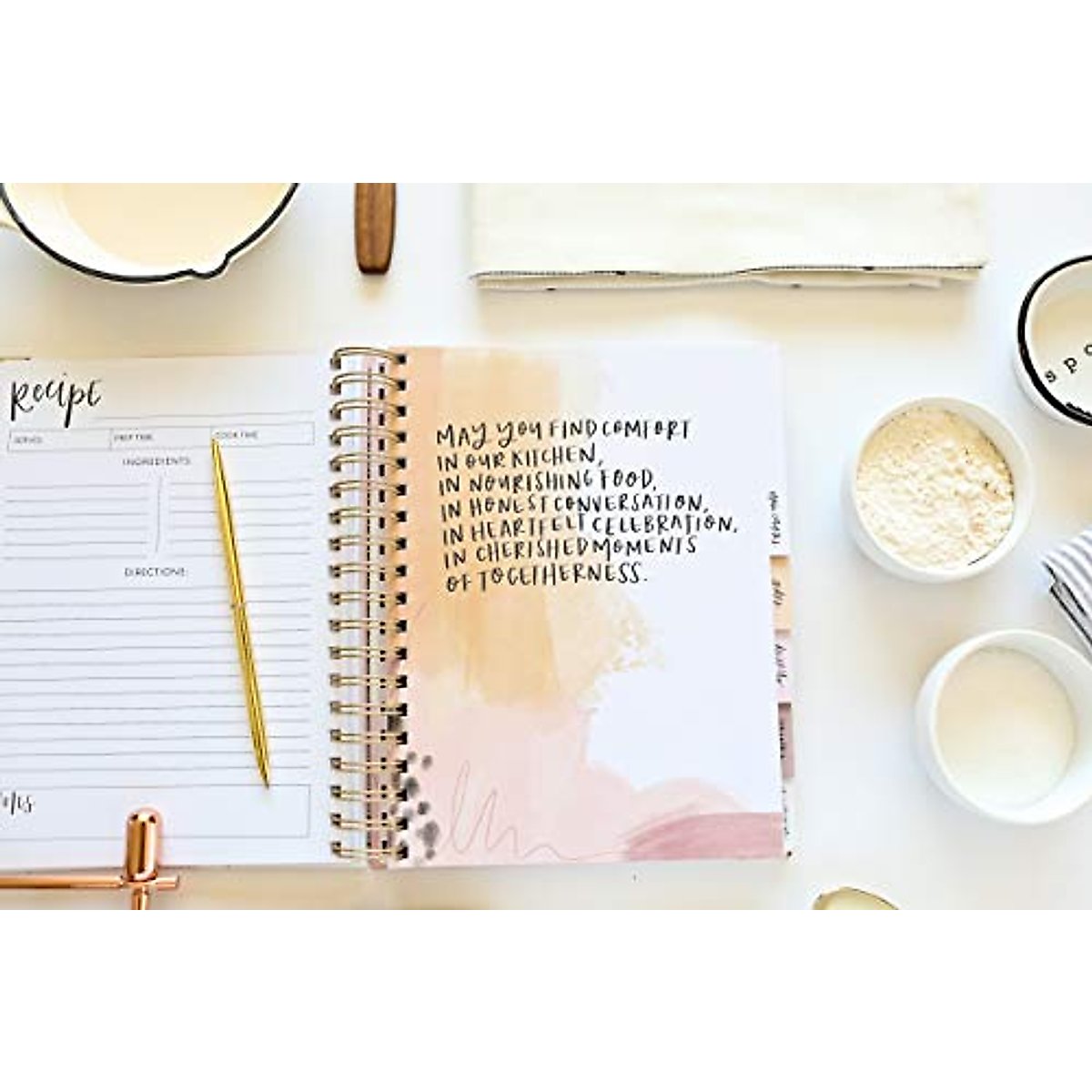 Paper Peony Press The Keepsake Recipe Book: A Blank Recipe Notebook To Write In Your Own Recipes & Create Your Own Cookbook Journal (Spiral-Bound Premium Hardcover Edition)
