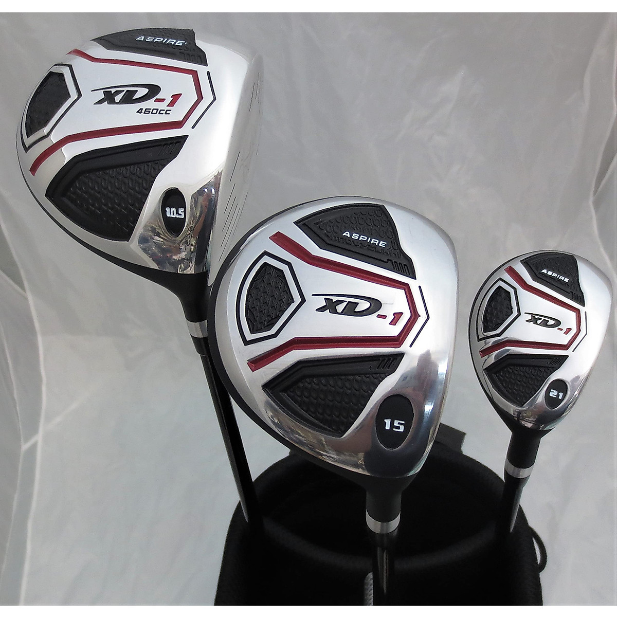 New Teen Golf Club Set Complete with Stand Bag for Teenagers Ages 13-16 Driver, Wood Hybrid, Irons Putter