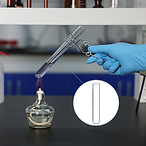 StonyLab Borosilicate Glass Round Bottom Test Tubes, 15mm OD X 100mm Length (Pack of 30)