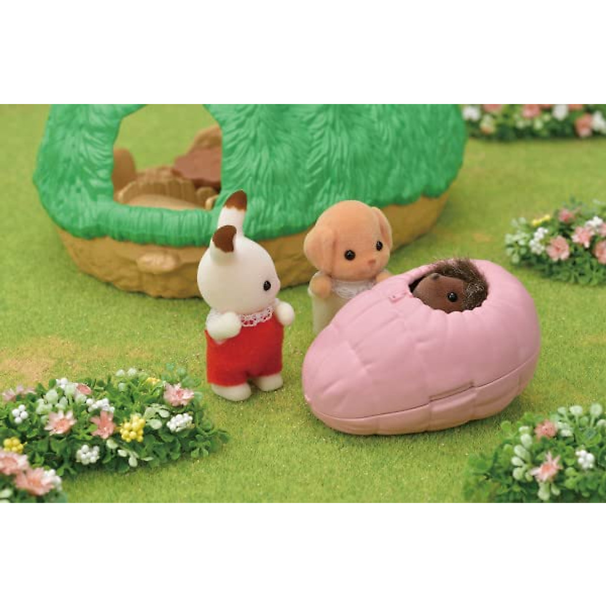 Calico Critters Baby Hedgehog Hideout Playset; Collectible Dollhouse Toy with Figure & Environment Included