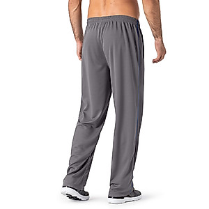 MAGNIVIT Men's Loose-Fit Hip Hop Drawstring Pants Causual Elastic Waist Sweatpants Grey