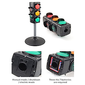 ARTFILIF Simulation Traffic Light Toys Traffic Signal Model Children Traffic Light Toys Children's Educational Toys (A)