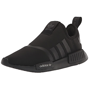 adidas Originals Baby NMD 360 Sneaker, Black/Silver Metallic/White, 6 US Unisex Infant