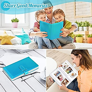 Ablus 96 Pockets Photo Album for Fujifilm Instax Mini 11 90 70 9 8+ 8 LiPlay Instant Camera, Polaroid Snap SnapTouch PIC-300 Z2300 Instant Camera & Zip Instant Printer (Sapphire blue)