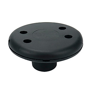 Tsnamay Black Floor Foot Switch,Round Floor Foot Switch Inline, Plastic Inline Foot Pedal Lamp Switch w/Push Step-on-Button for LED Light On-Off Control