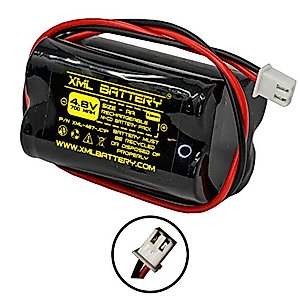 XML Battery BL93NC487 4.8v 700mAh Ni-CD Rechargeable Battery Pack Replacement for Exit Sign Emergency Light