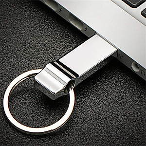 USB Flash Drive High-Speed Data Storage Thumb Stick Store Movies Picture U Disk for PC Phone Tablet Computer (Silver 4GB)
